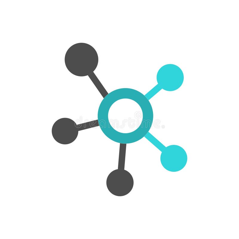 Molecule Logo, Connection Logo Icon Template Stock Vector ...