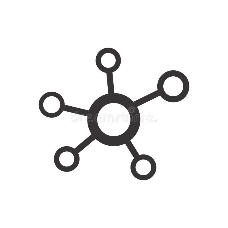 Molecule Logo, Connection Logo Icon Template Stock Vector ...