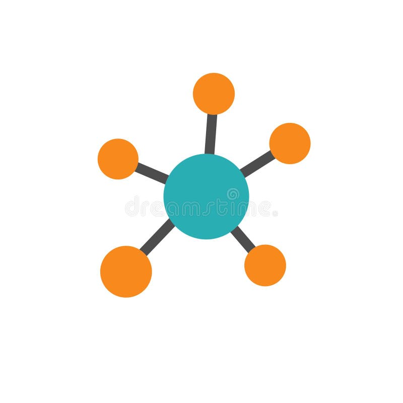 Molecule Logo, Connection Logo Icon Template Stock Vector ...