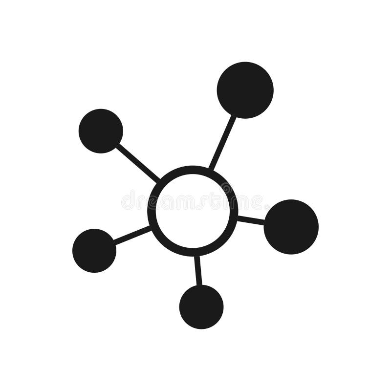 Molecule Logo, Connection Logo Icon Template Stock Vector ...