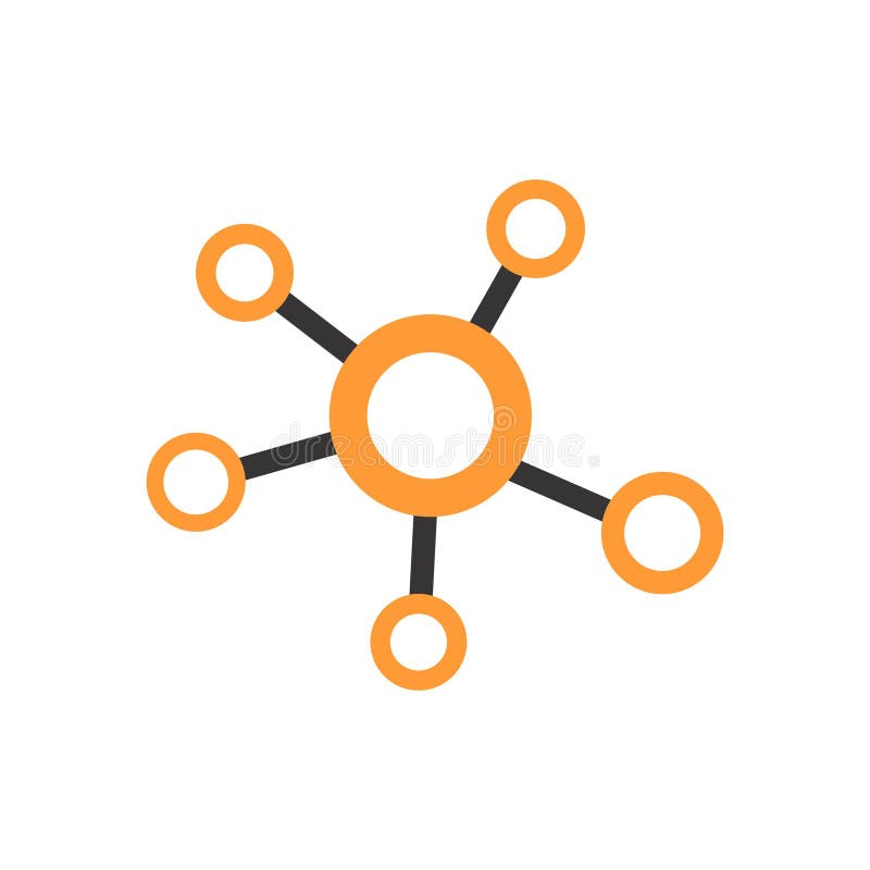 Molecule Logo, Connection Logo Icon Template Stock Vector ...