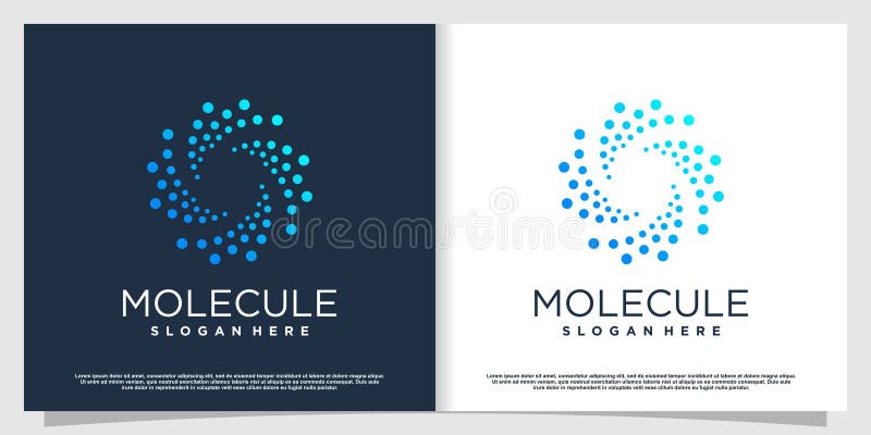 Molecule Logo Design with Modern Creative Concept Premium Vector Part 1 ...