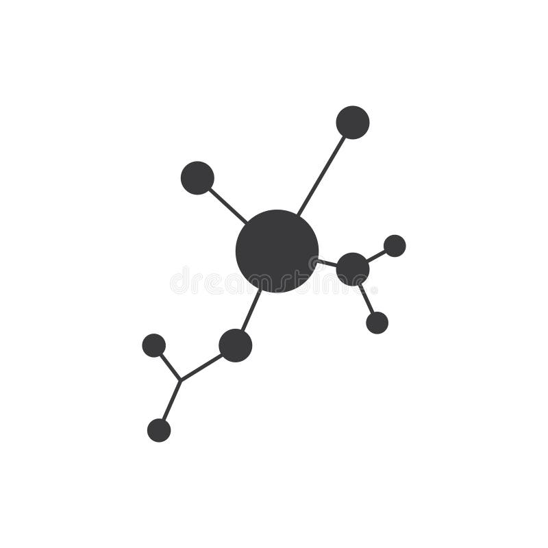 Molecule logo icon stock illustration. Illustration of laboratory ...