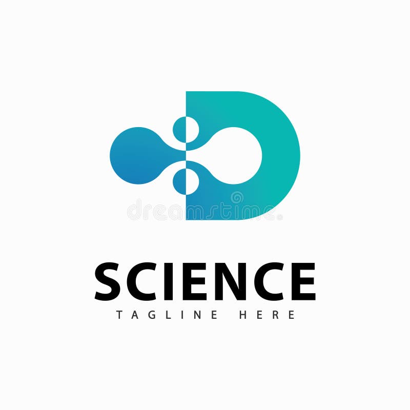 Molecule Logo Icon Template for Science Brand Identity Stock Vector ...