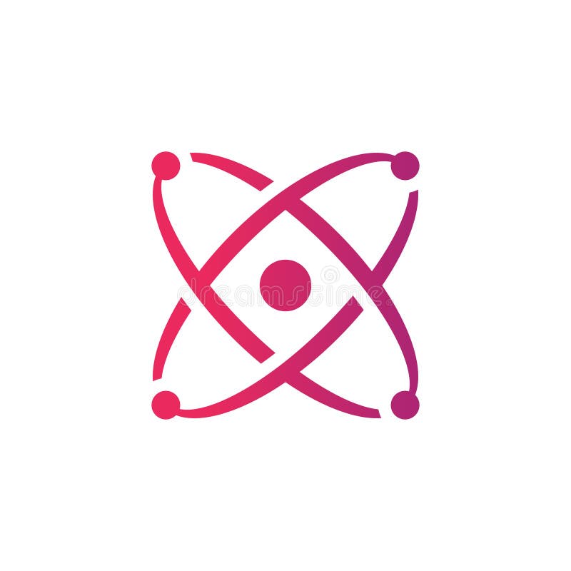 Molecule Logo Icon Template for Science Brand Identity Stock Vector ...