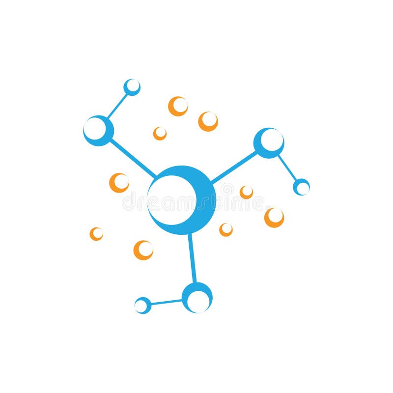 Molecule Logo Icon Vector Template Stock Vector - Illustration of ...