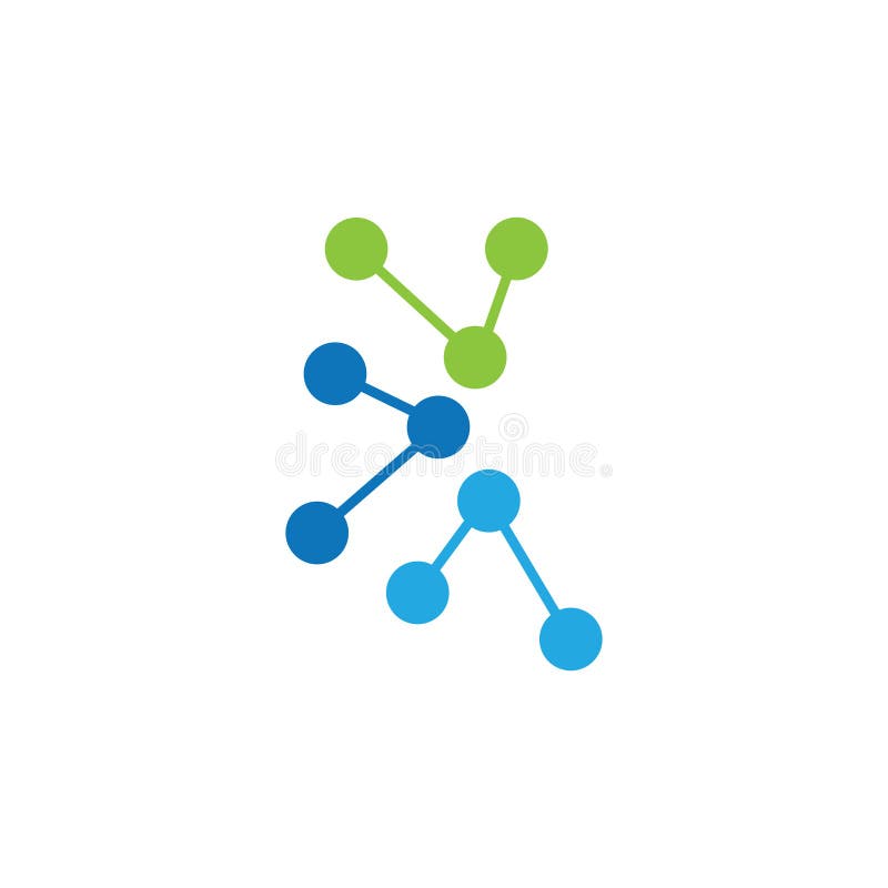 Molecule Logo Icon Vector Template Stock Vector - Illustration of ...