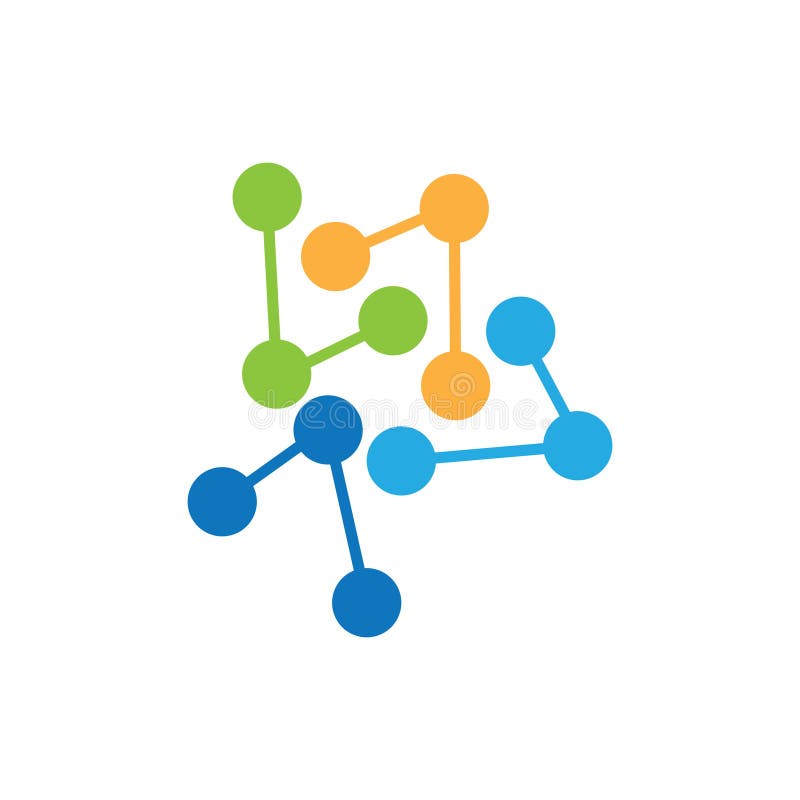 Molecule Logo Icon Vector Template Stock Vector - Illustration of ...