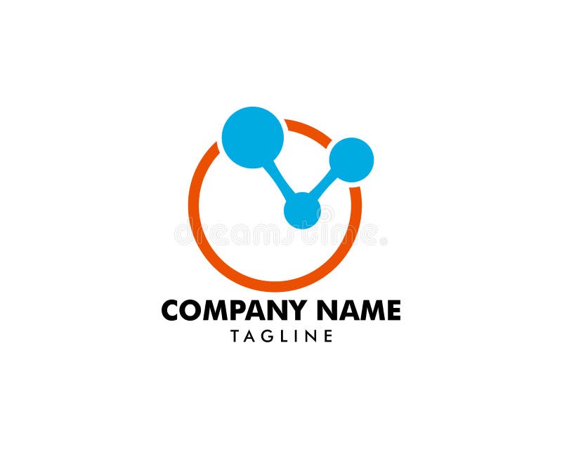 Set of Molecule Logo Template Vector Icon Illustration Stock Vector ...