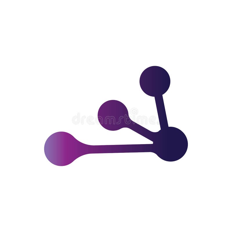 Molecule Logo Vector Icon Illustration Design Template Stock ...