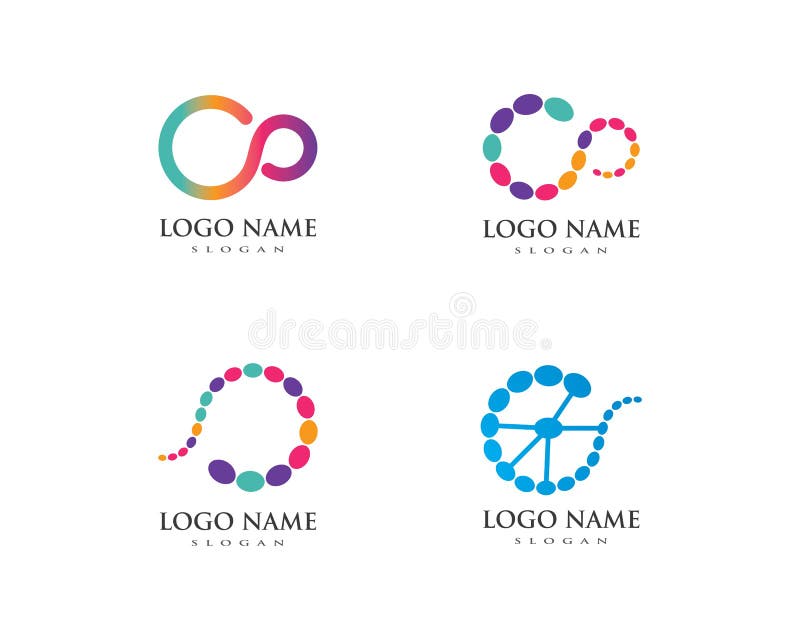 Molecule Logo Vector Icon Template Stock Vector - Illustration of ...