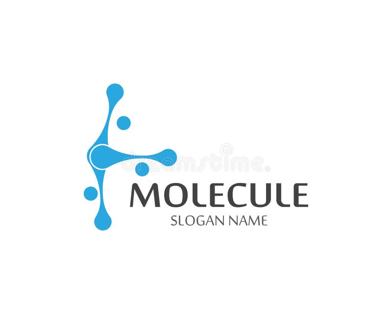 Molecule Logo Vector Icon Template Stock Illustration - Illustration of ...