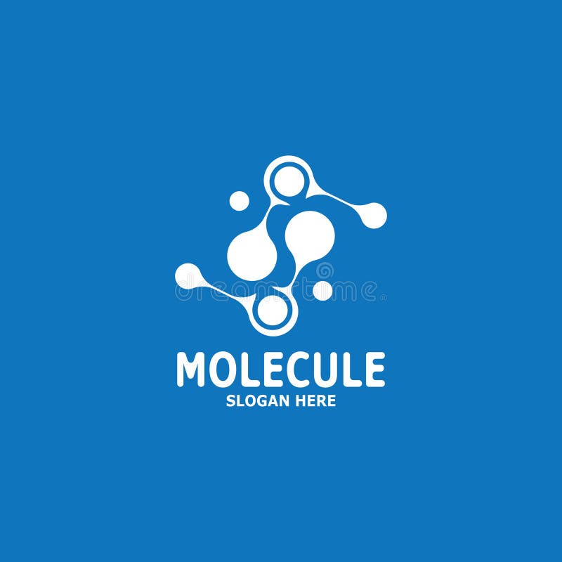 Molecule Logo Vector Template Illustration Stock Illustration ...