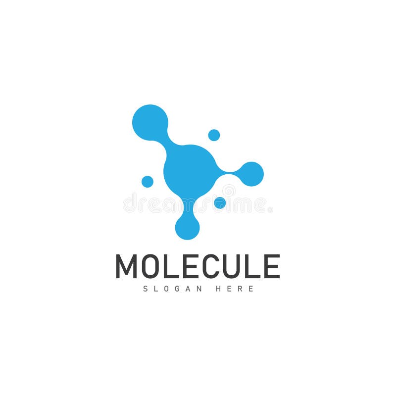 Molecule Logo Vector Template Illustration Icon Stock Vector ...