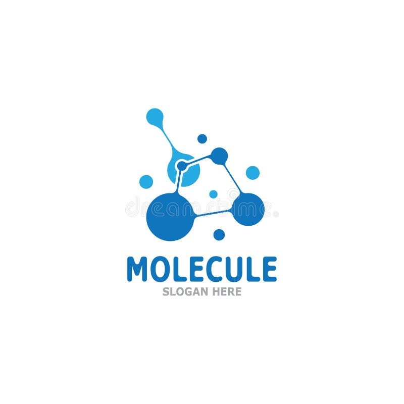 Molecule Logo Vector Template Illustration Stock Illustration ...