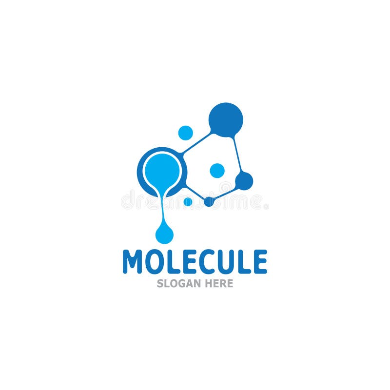 Molecule Logo Vector Template Illustration Stock Illustration ...