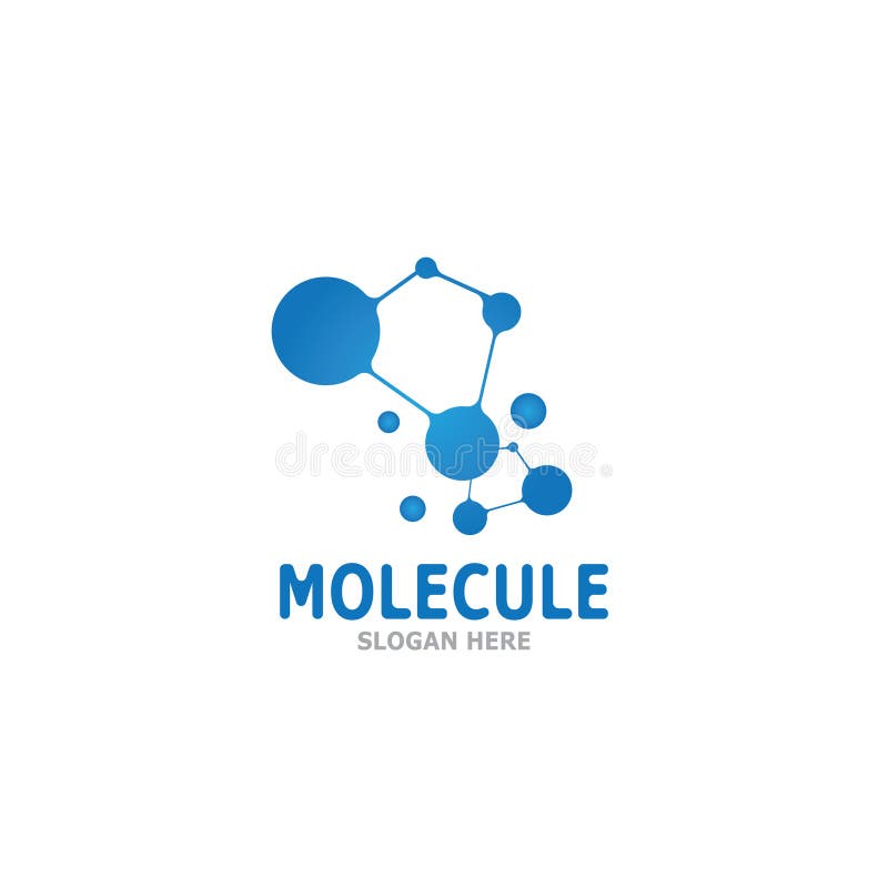 Molecule Logo Vector Template Illustration Stock Illustration ...