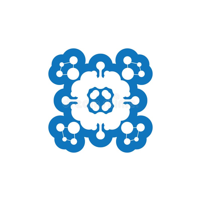 Molecule Logo Vector Template Illustration Stock Illustration ...