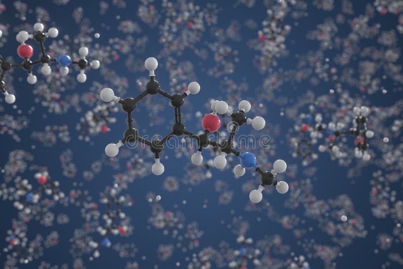 Ephedrine Molecule Made with Balls, Conceptual Molecular Model ... Ephedrine Molecule Made with Balls, Conceptual Molecular Model ...