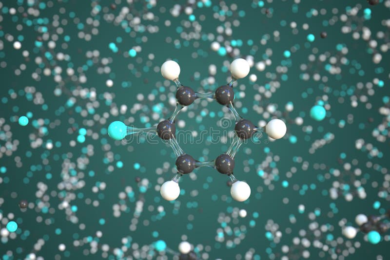 Phenyllithium Molecule Made with Balls, Conceptual Molecular Model ... Phenyllithium Molecule Made with Balls, Conceptual Molecular Model ...