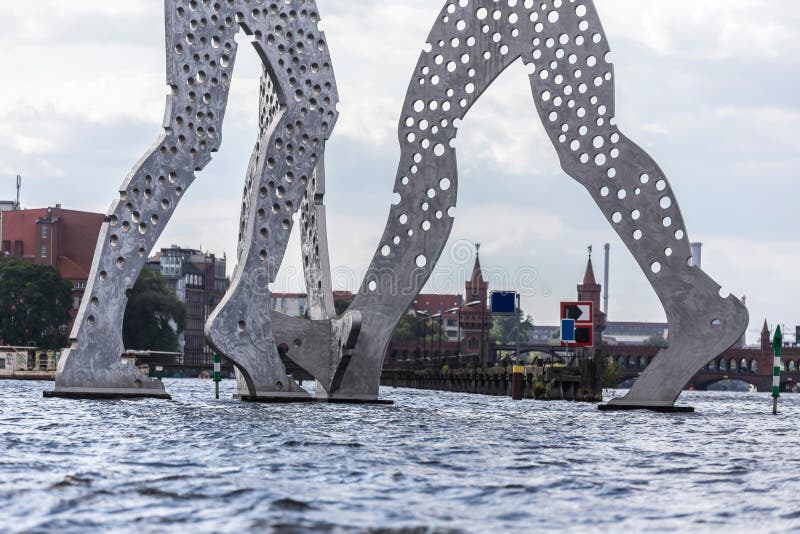 Molecule Man Berlin Germany Editorial Stock Image - Image of famous ...
