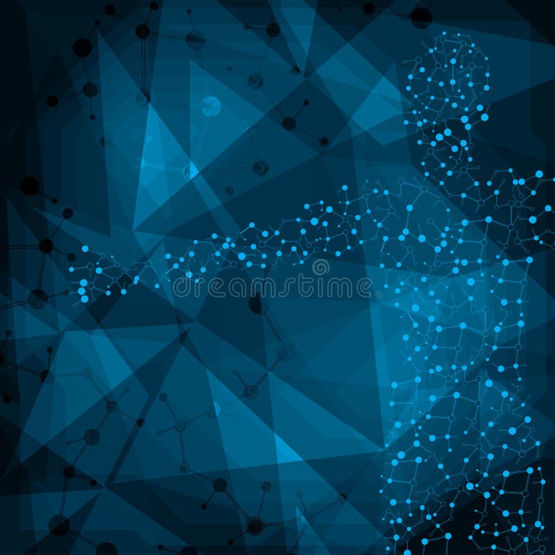 Molecule Man Human Body Abstract Vector Illustration Stock Vector ...