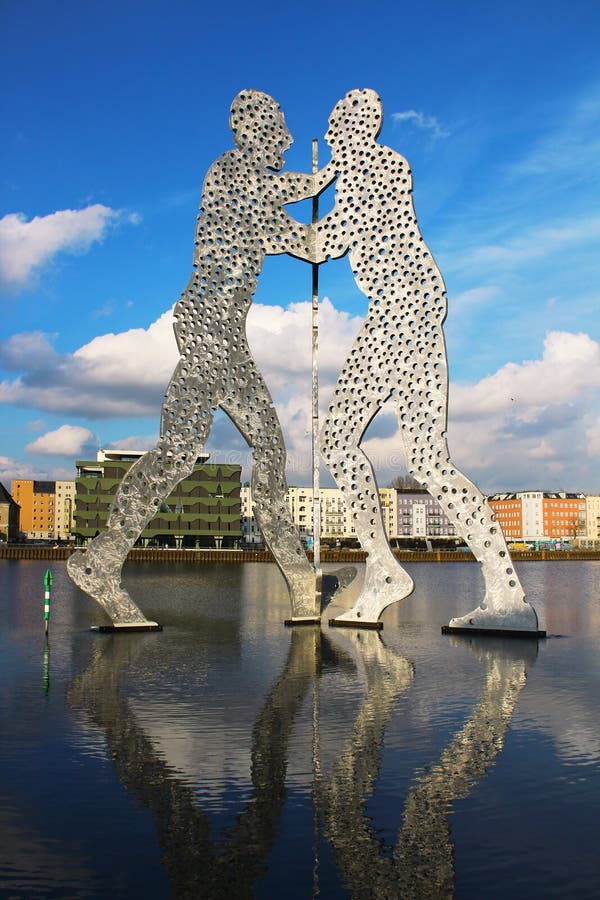 Molecule Man Metal Sculpture in Berlin, Germany. Editorial Photography ...