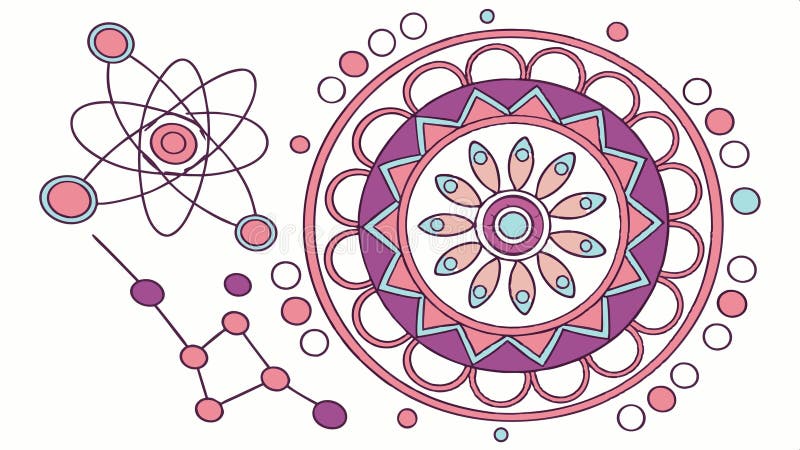 Molecule Mandala, Science Pattern, and Abstract Design Vector Design ...