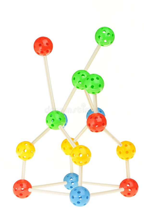 Molecule Model of Vinegar Acid. Stock Image - Image of oxygen ...