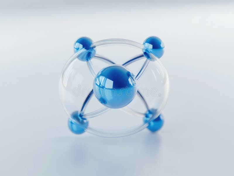 Molecule Model stock photo. Image of structure, molecule - 375768116