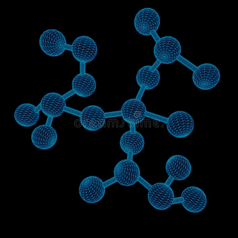 Atomic Molecules stock illustration. Illustration of chemistry - 5982899