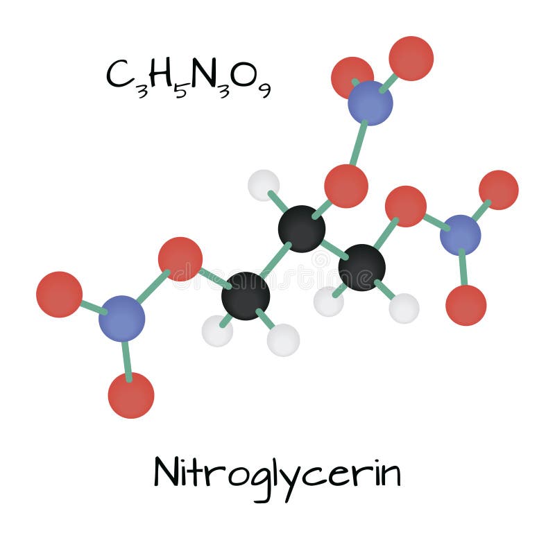 Nitroglycerine Molecule 3d Model Cgtrader