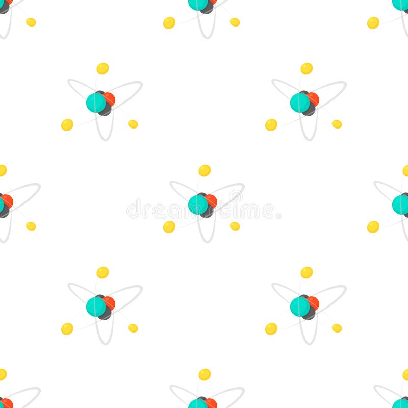 Molecule Pattern Seamless Vector Stock Vector - Illustration of atom ...