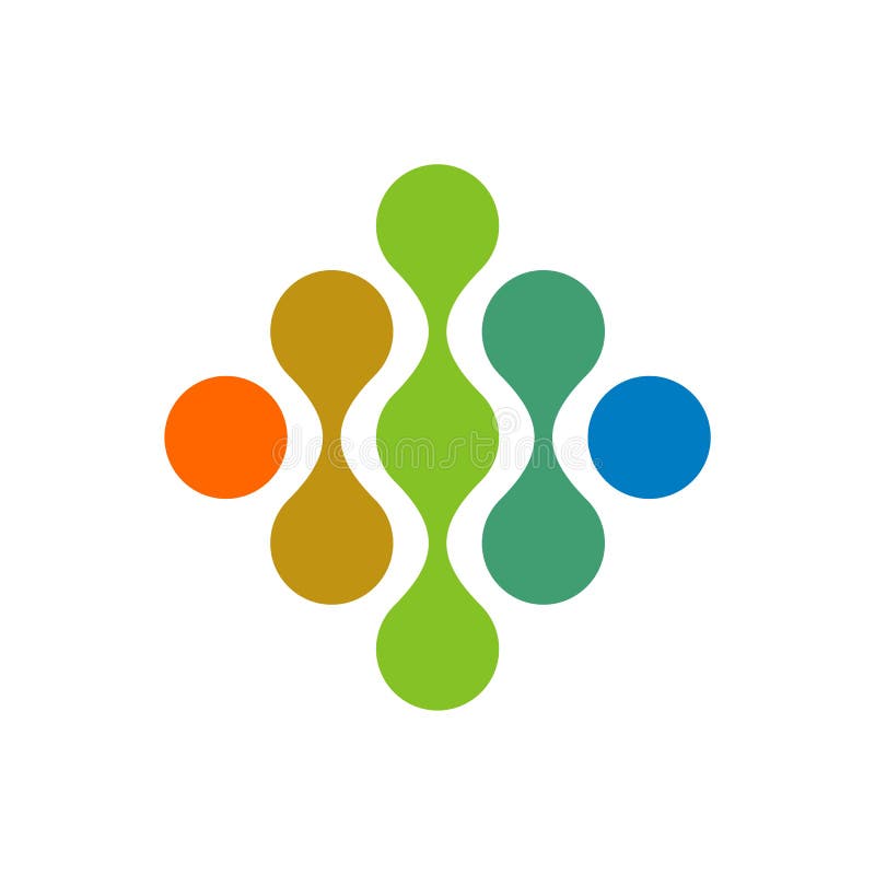 Molecule Quantum Dots Logo Template Illustration Design. Vector EPS 10 ...