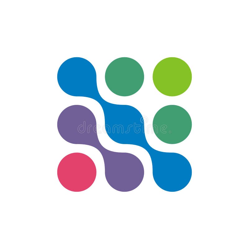 Molecule Quantum Dots Logo Template Illustration Design. Vector EPS 10 ...