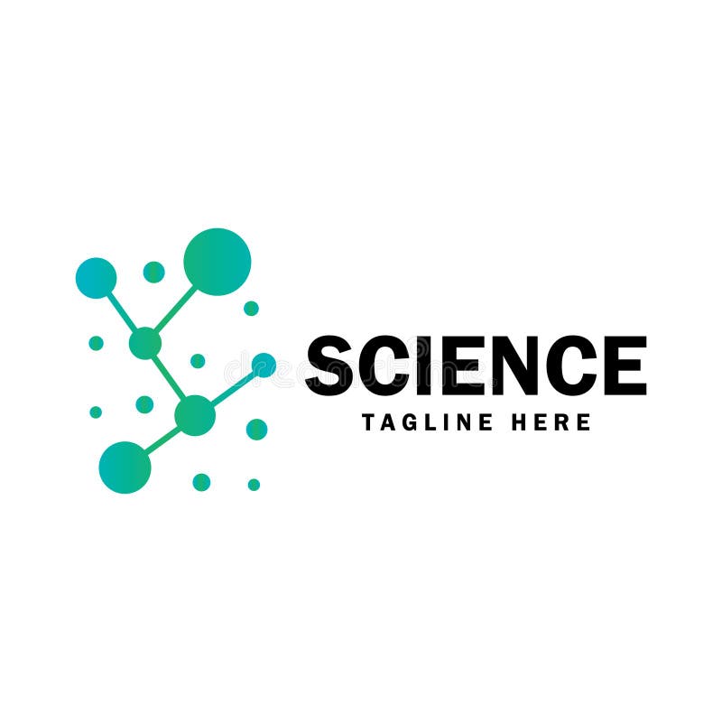 Molecule Science Logo Vectorr Illustration Template Design Stock Vector ...