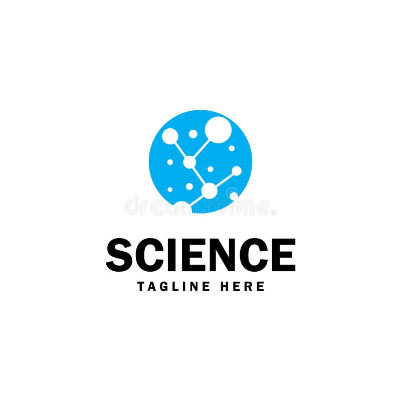Molecule Science Logo Vectorr Illustration Template Design Stock Vector ...