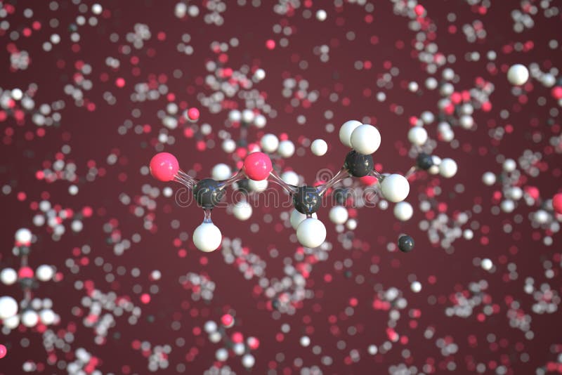 Ethyl Formate Ethyl Methanoate Molecule. Skeletal Formula. Stock ...