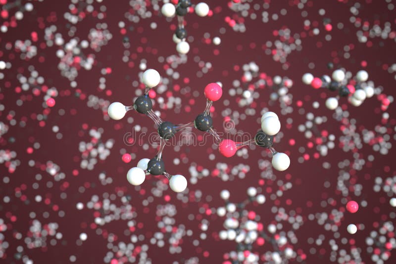 Methyl Methacrylate, MMA Molecule. it is Methyl Ester of Methacrylic ...