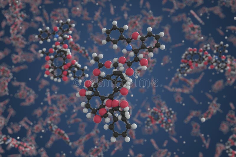 Paclitaxel Molecule, Molecular Structures, Taxol, 3d Model, Structural ...
