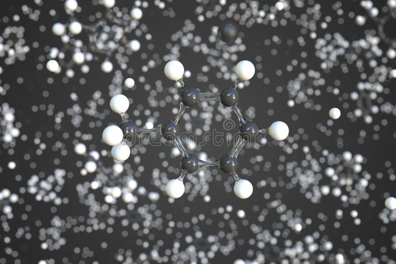 Toluene Molecule, C7H8 - Structural Chemical Formula and Model Stock ... Toluene Molecule, C7H8 - Structural Chemical Formula and Model Stock ...