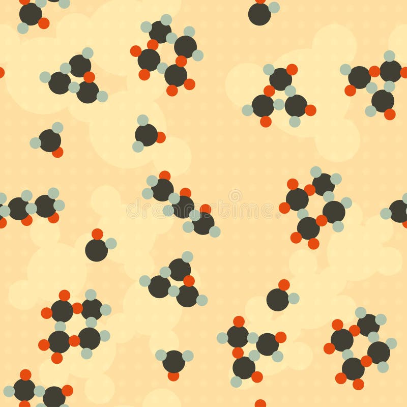 Molecule Seamless Pattern Background Icon Stock Vector - Illustration ...