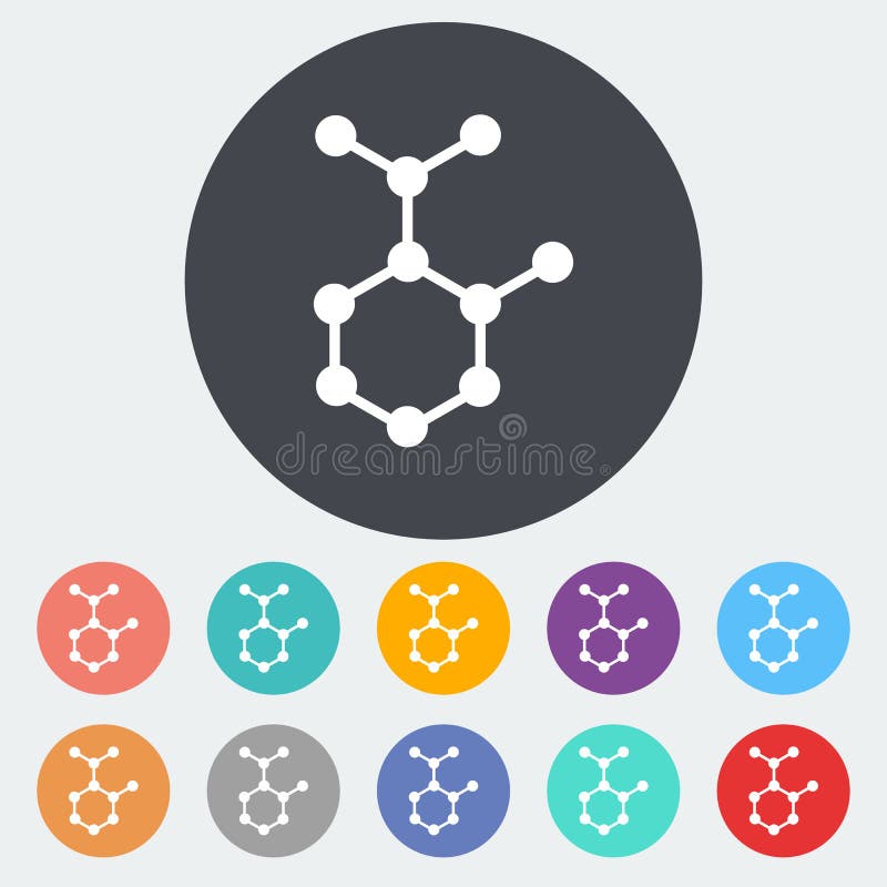 Molecule stock vector. Illustration of element, chemical - 89292994