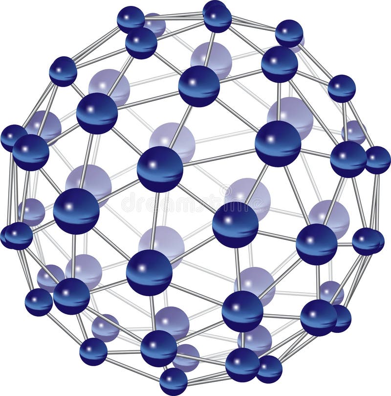 Molecule Structure. Low Poly Abstract Molecule in Hand. Dna, Atom ...