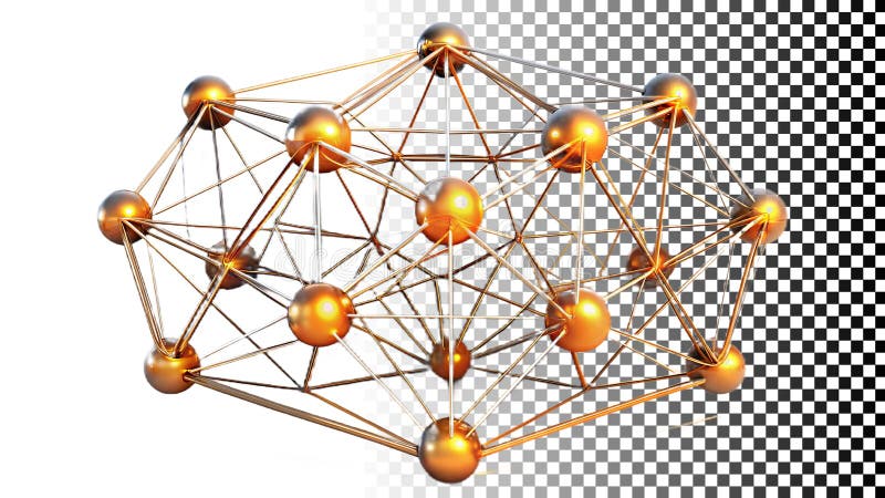 Molecule Structure Abstract, Science Atom Model, Chemical Compound ...