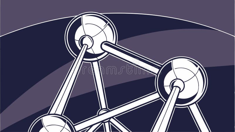 Molecule Structure Abstract, Science and Molecular Design Art. Vector ...