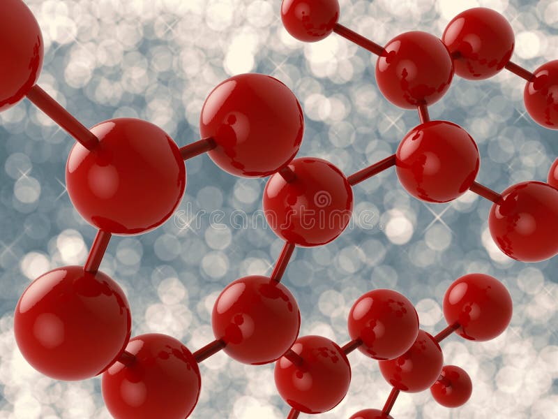 Molecule structure stock illustration. Illustration of science - 82084300