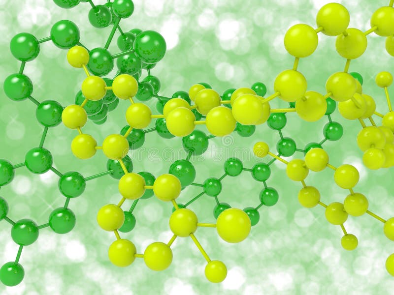 Molecule structure stock illustration. Illustration of technology ...