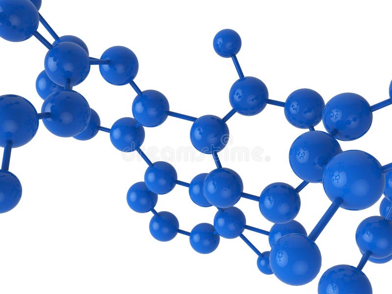 Molecule structure stock illustration. Illustration of round - 82090228
