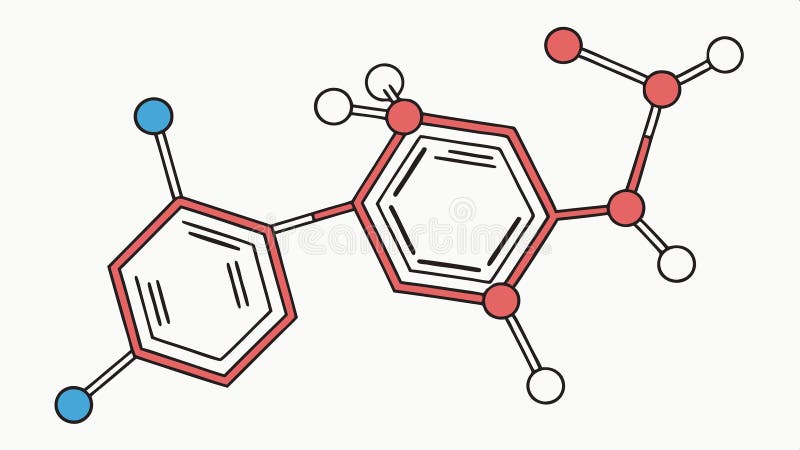 Molecule Structure Diagram, Science and Chemistry Design Vector Design ...